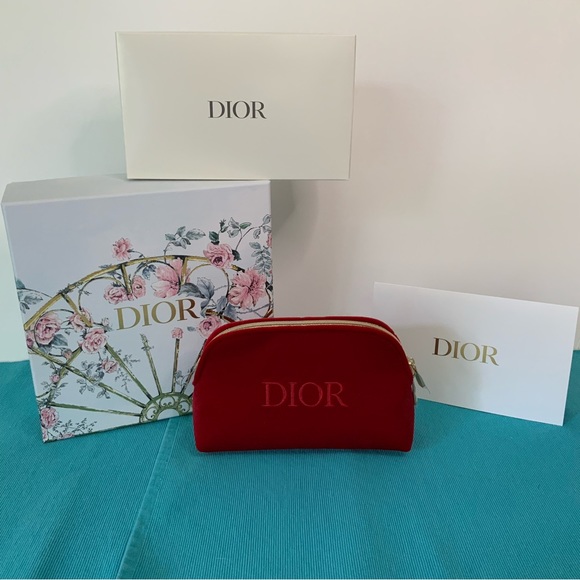 Dior | Accessories | Dior Make Up Pouch And Gift Box Limited Edition ...